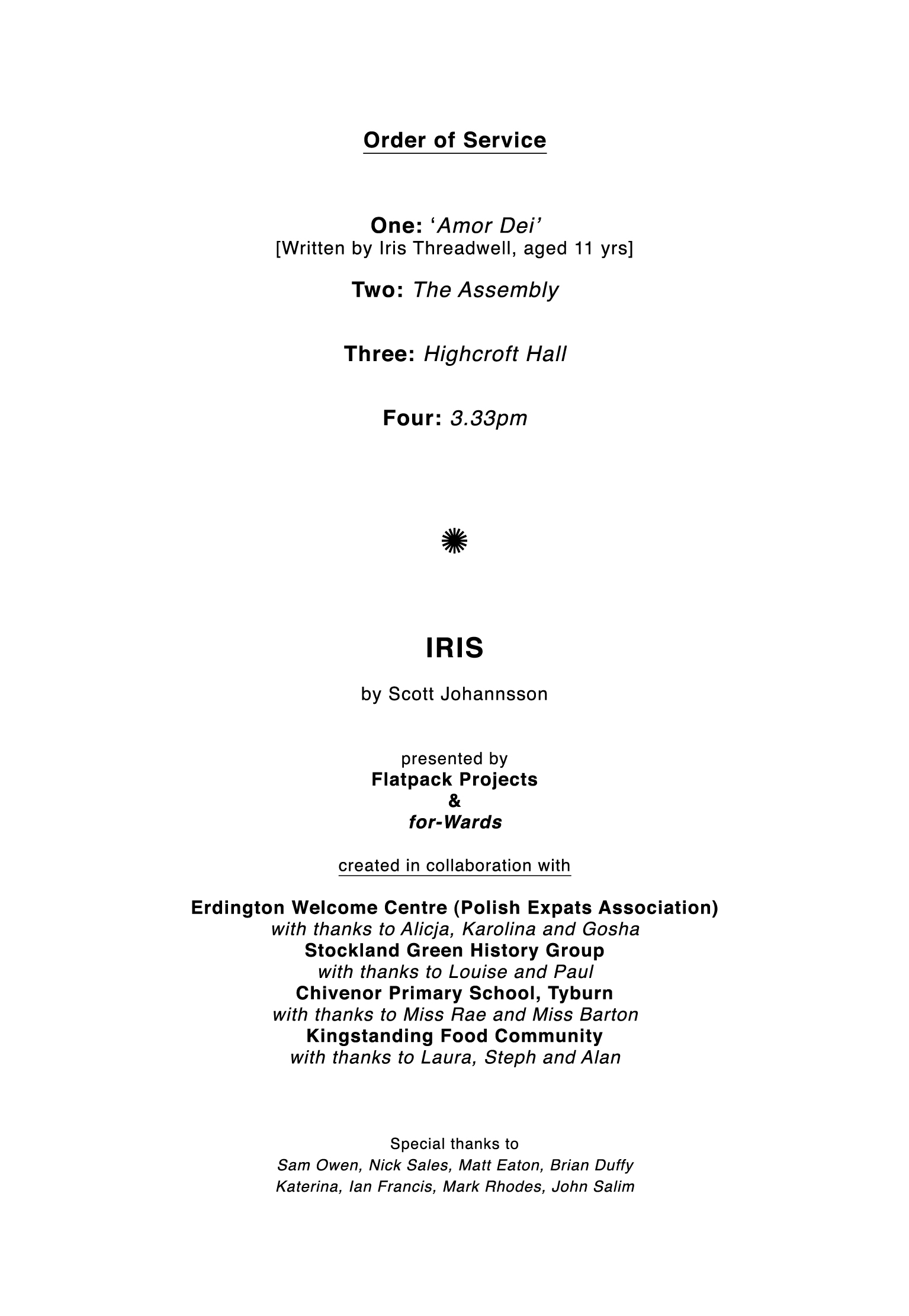 Erdington District - Project Reflections - for-Wards